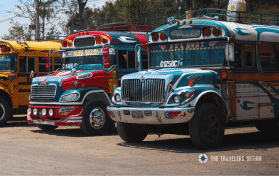 Chicken Buses - Discover it in The Travelers Within